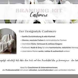 Instagram Starter-Kit Coachin - DE | Cashmere Canva Vorlagen Instagram ...