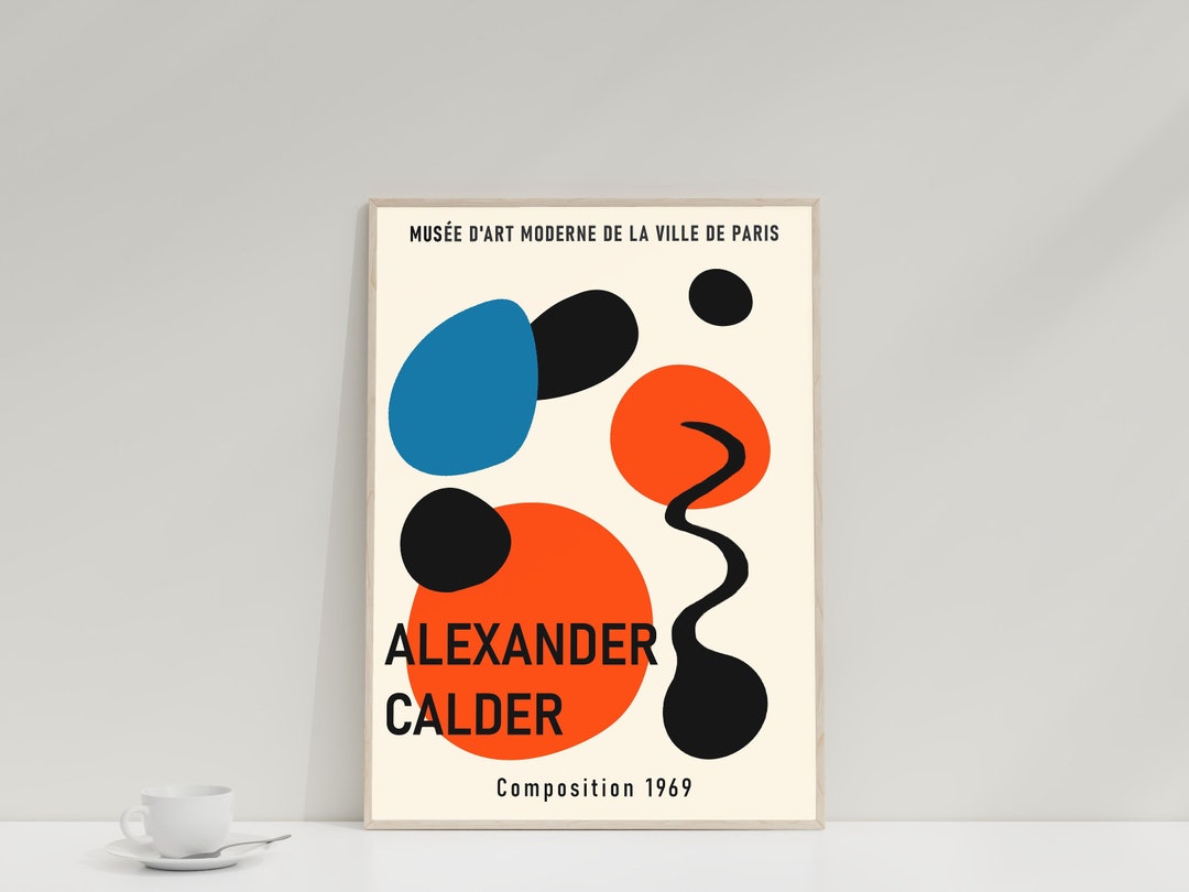 Alexander Calder Print Exhibition Poster Guestroom - Etsy