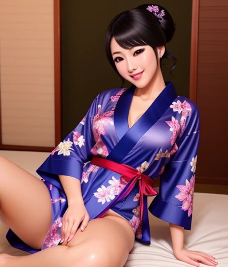 AI Beauties Wearing Yukata Vol. 2 - Etsy