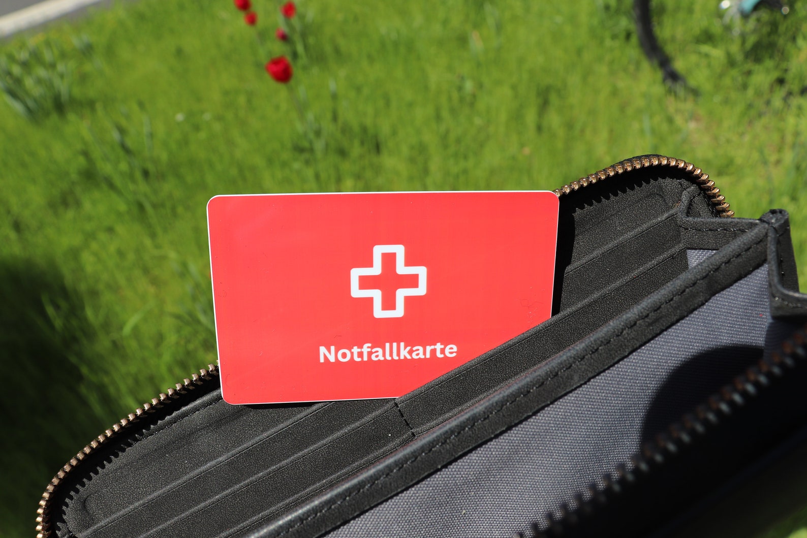 Notfallkarte / Notfallausweis - Personalisierbare Plastikkarte im ...