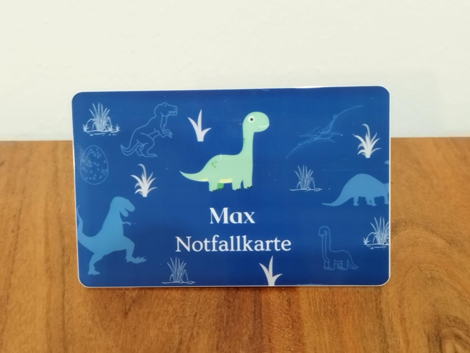 Children's Emergency Card / Emergency Card - Personalized Plastic Card ...