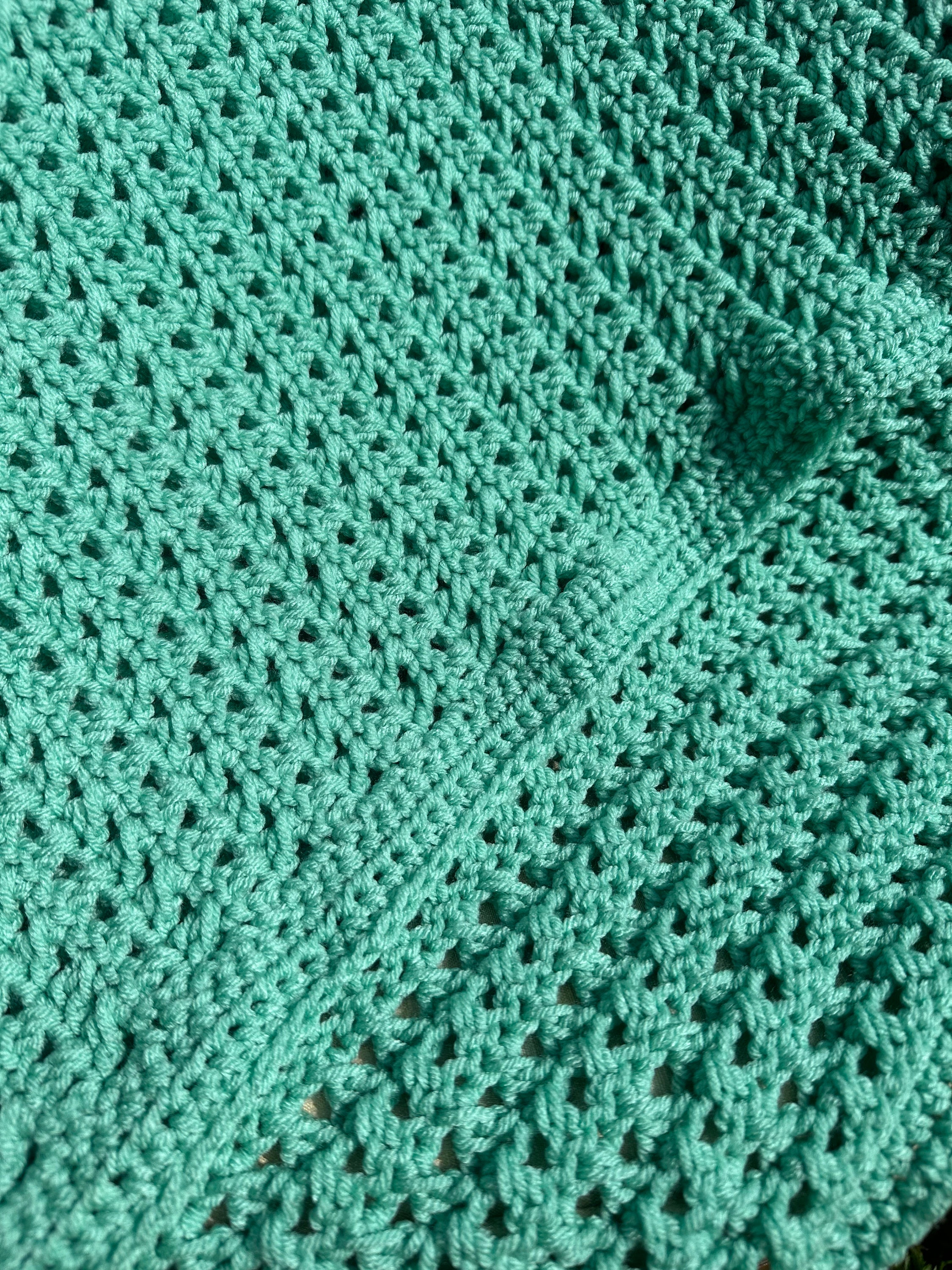 Crossed Double Crochet Blanket - Etsy