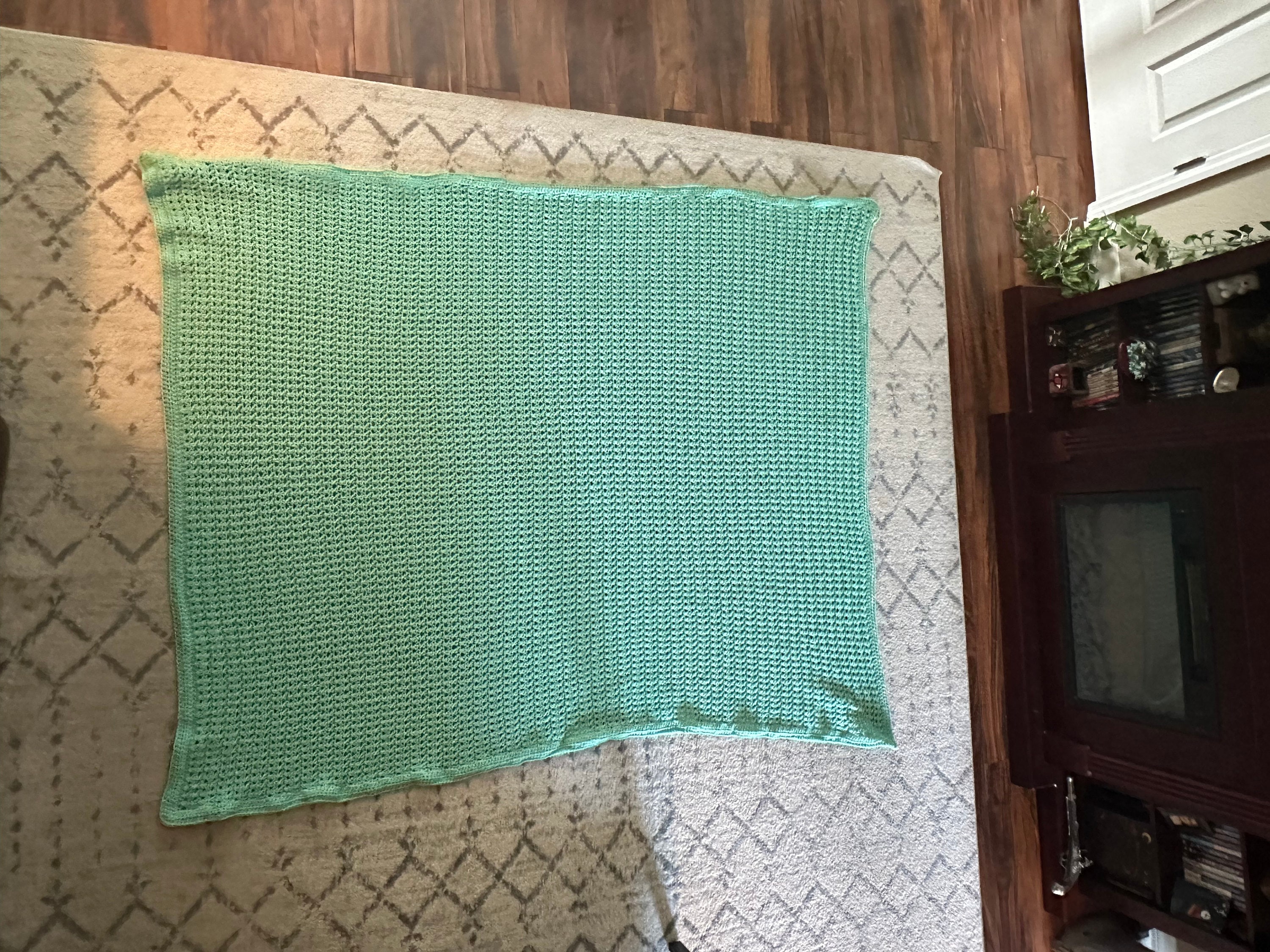 Crossed Double Crochet Blanket - Etsy
