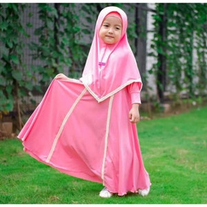 Premium Matt Jersey Dress Syari Hijab, Muslim T Shirt, Funny Baby Girl ...