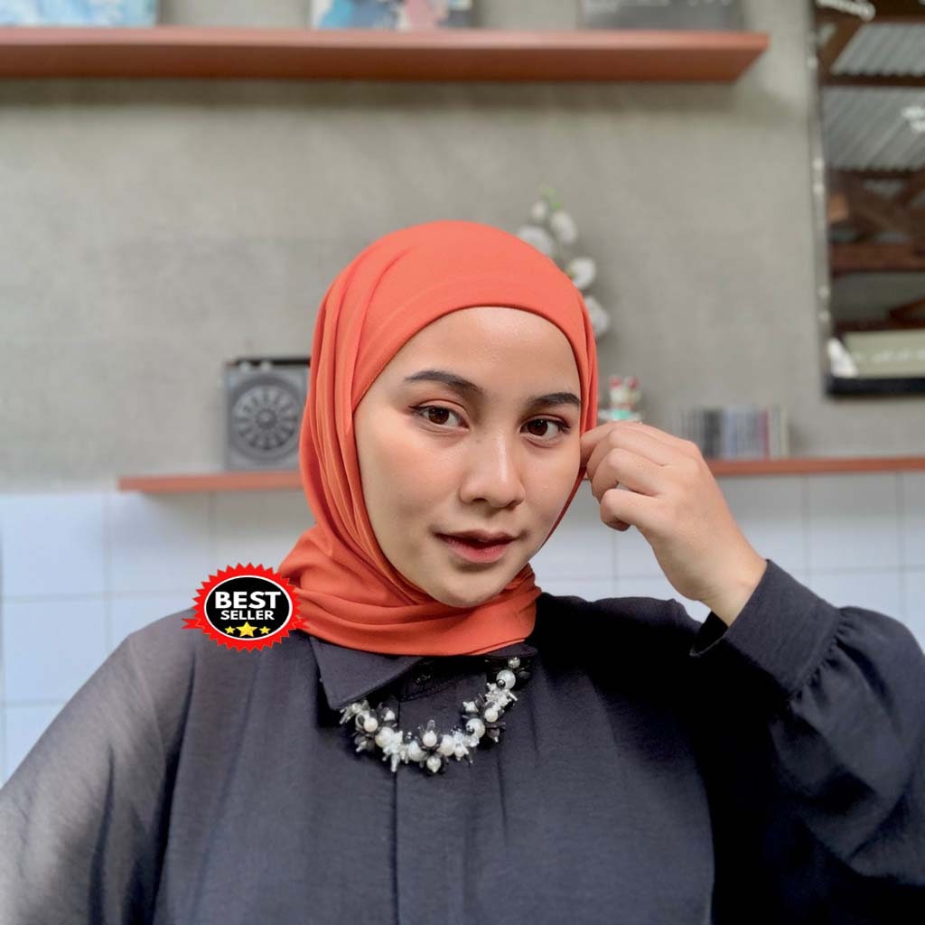 Yasmeen Pashmina Triangle Inner Jersey Super Premium Khimar - Etsy