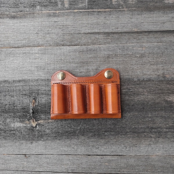 Leather Shotgun Cartridge Case - Etsy