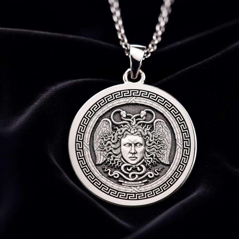 Athena Shield Pendant - Etsy