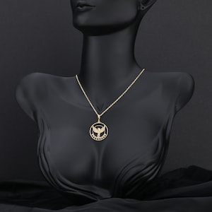 14K Gold Phoenix Necklace, Silver Phoenix Charm Necklace, Phoenix Bird ...