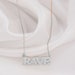 14K Solid Gold Rave Necklace , Silver Rave Necklace, Minimal Rave ...