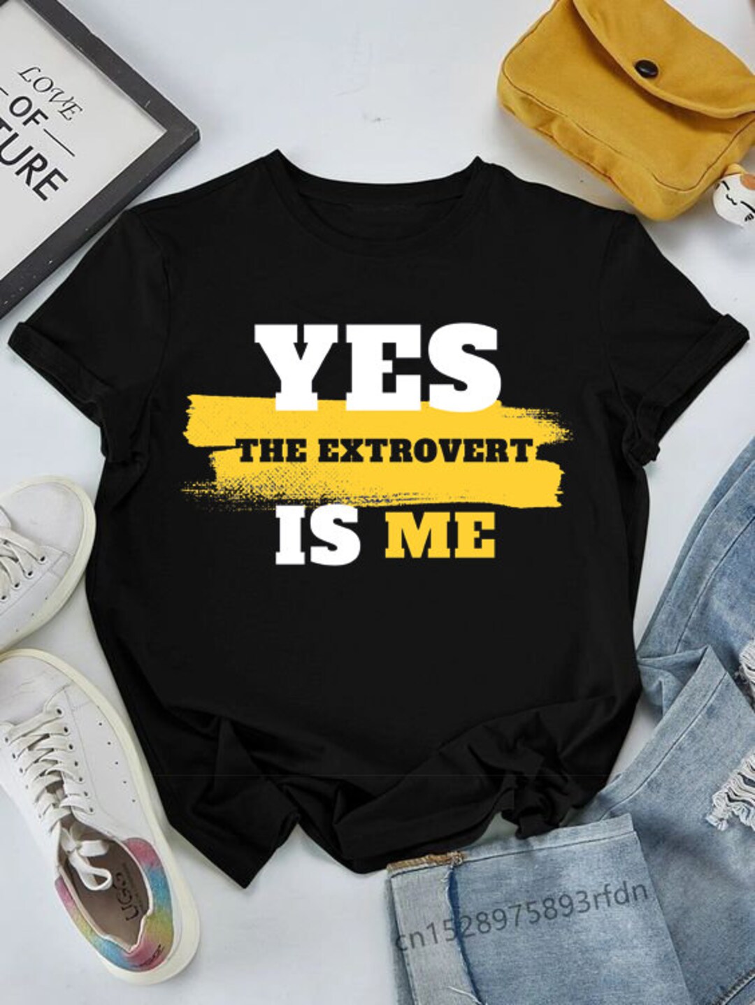 Yes, the Extrovert is Me Art, Quote Print, Digital Download, Digital ...