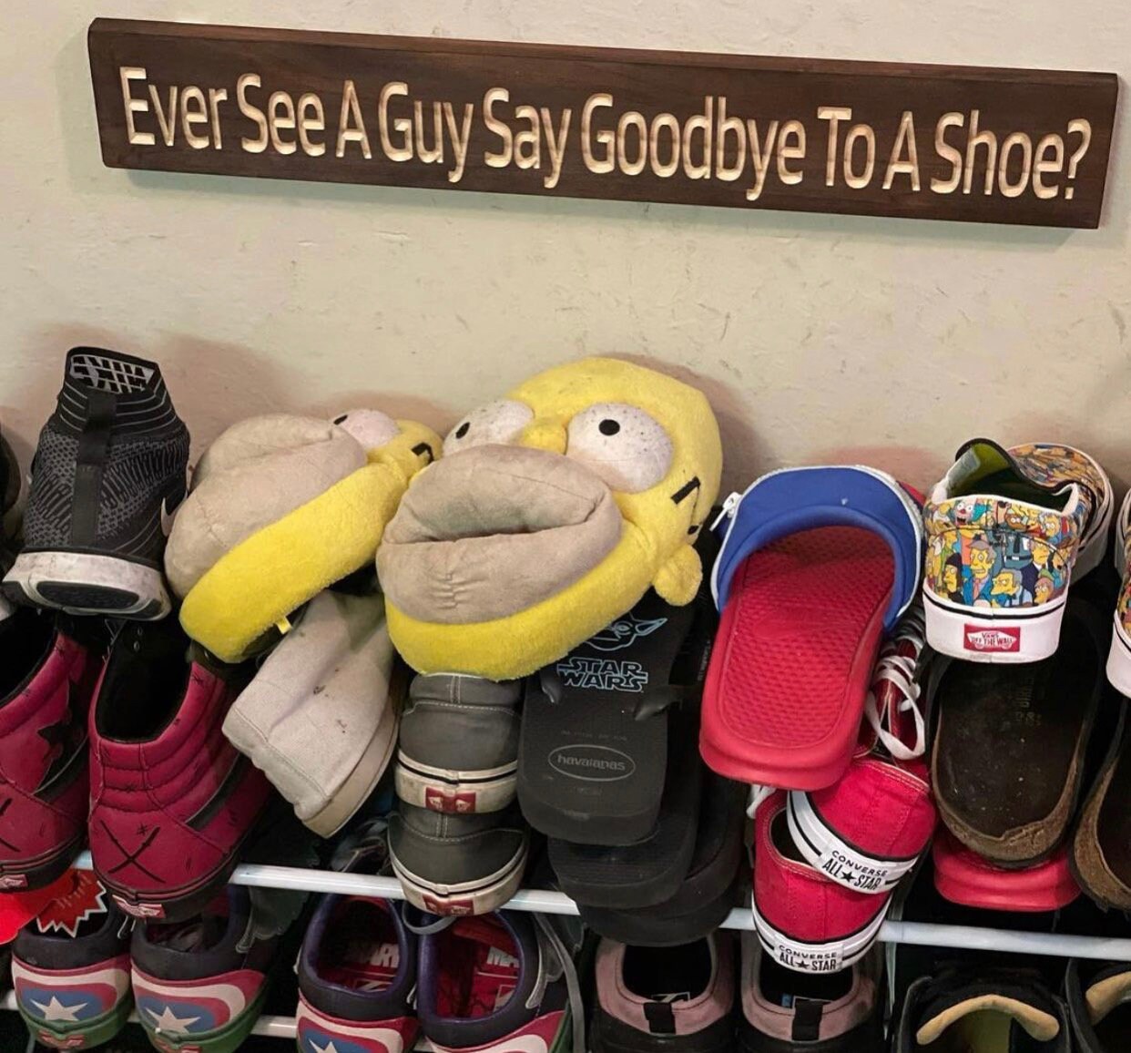 Ever See A Guy Say Goodbye to A Shoe? Sign - Etsy