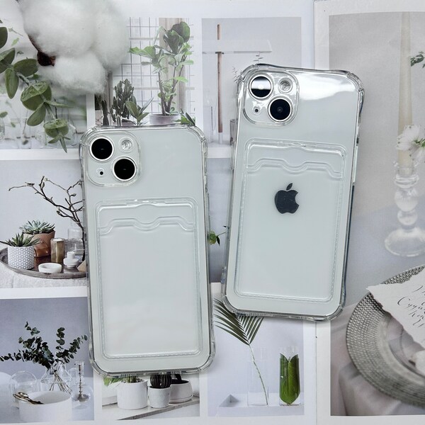 Transparent Phone Case With Wallet - Etsy