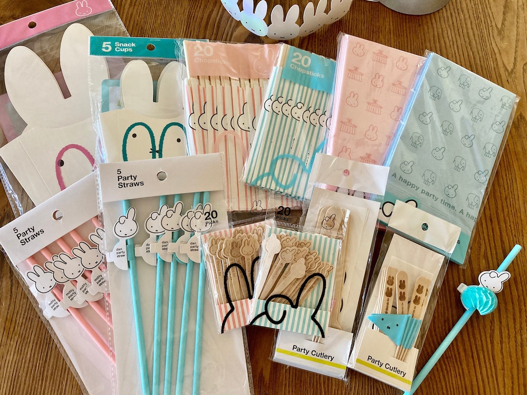Miffy Party Supplies 〜table Decorations〜 - Etsy