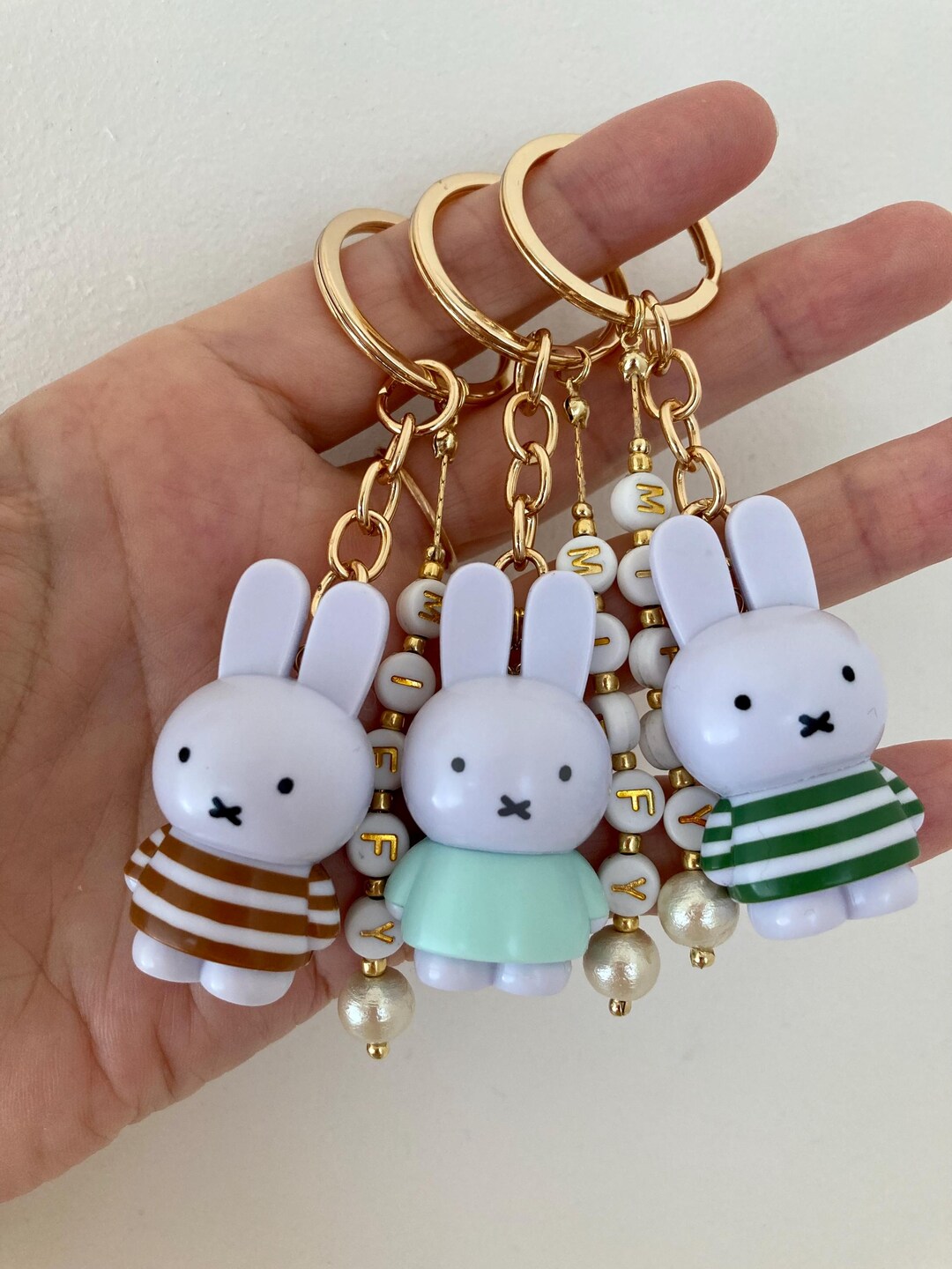Miffy Double Ring Keychain for Aged 7+ Year Old - Etsy