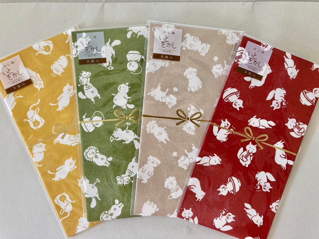 Japanese NOSHI Envelope Pack 3pcs - Etsy