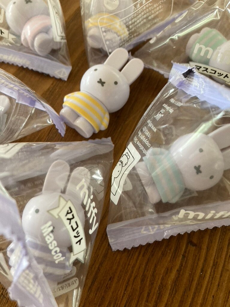 Pastel Colors 6set Miniature Miffy Figurinesmiffy Mini Mascot for Aged ...
