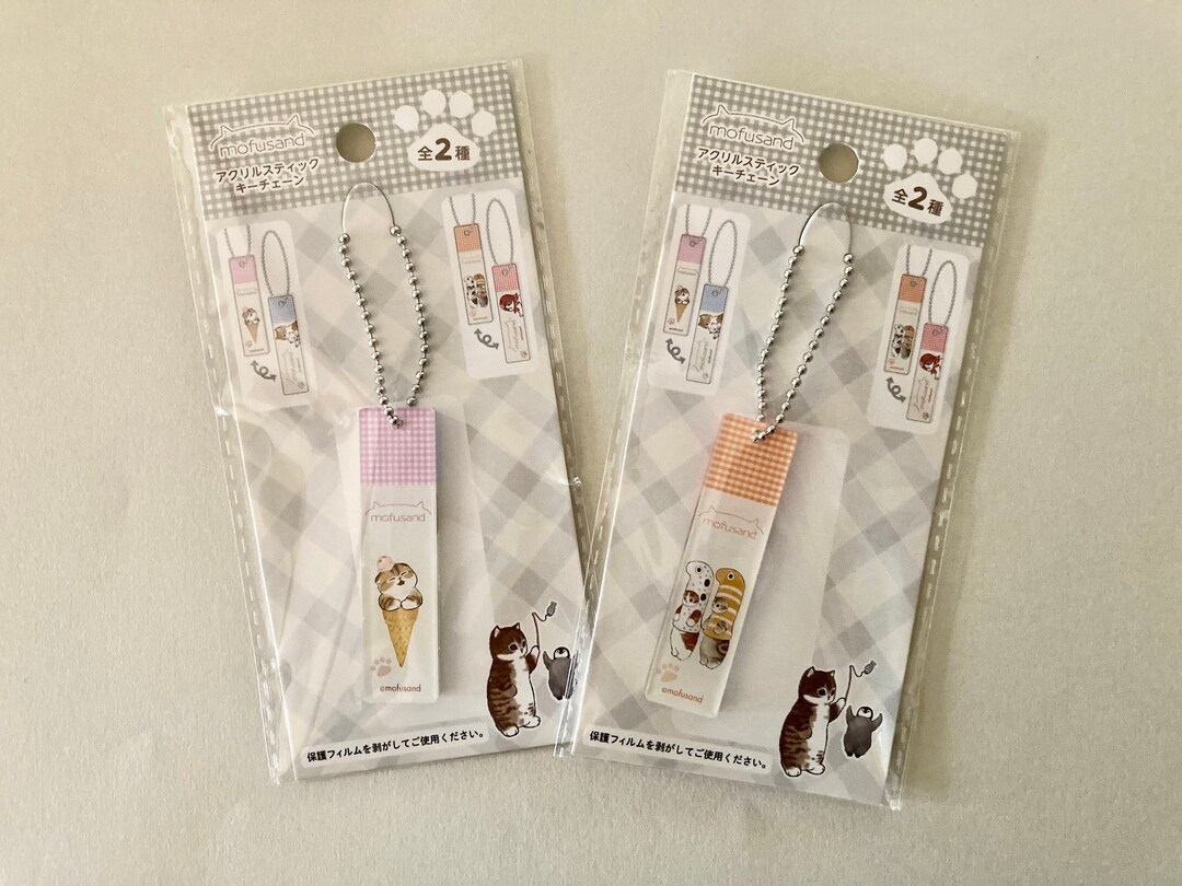 Mofusand Acrylic Stick Keychain - Etsy
