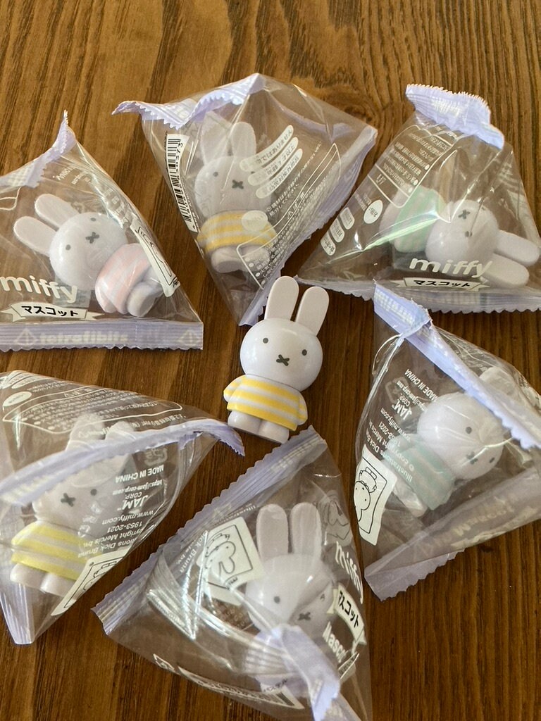 Pastel Colors 6set Miniature Miffy Figurinesmiffy Mini Mascot for Aged ...
