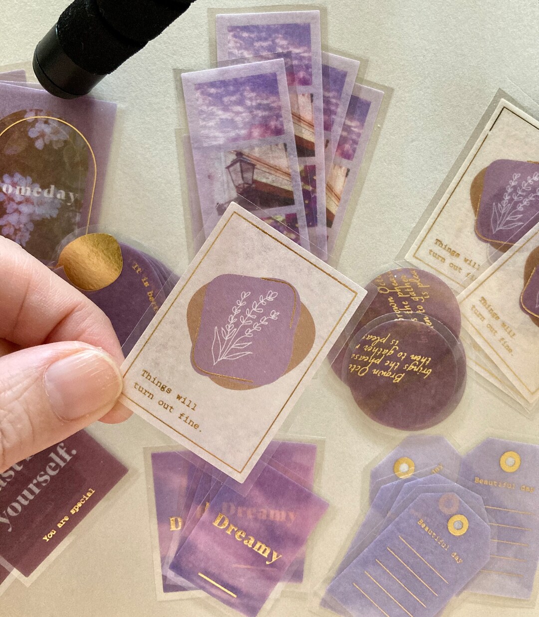 Flake Stickers ~ My Color Palette ~ 40pcs - Etsy