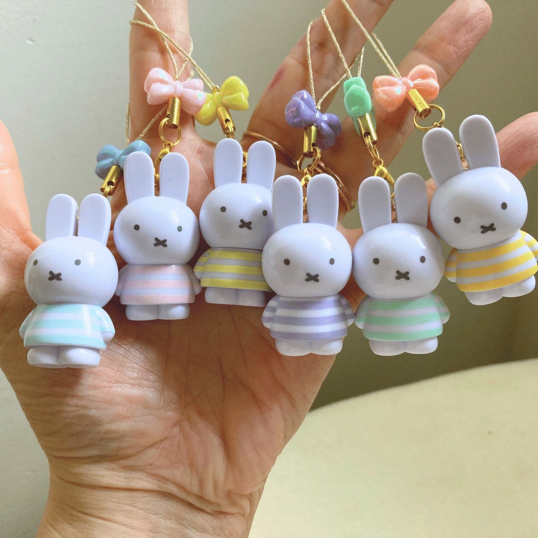 Miffy Phone Charm Pastel Border Colors for Aged 7+ Year Old - Etsy