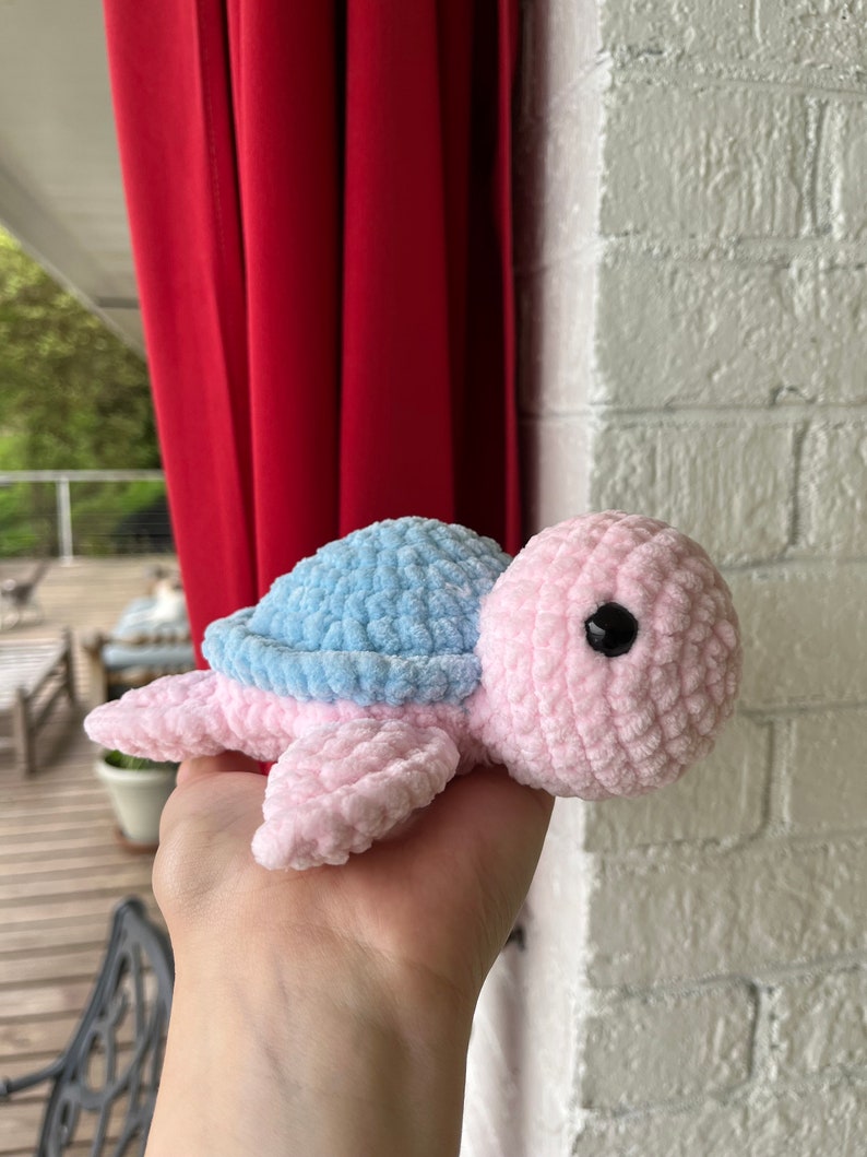 Crochet Turtle Pattern, Small Amigurumi Turtle - Etsy