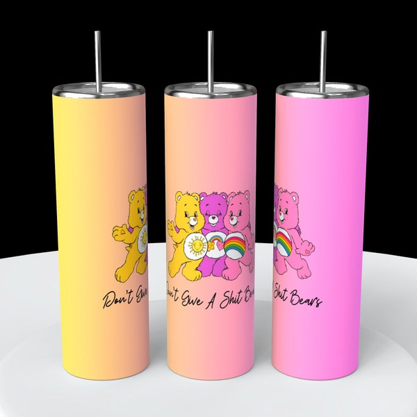 Bad Care Bear Tumbler Wrap - Etsy