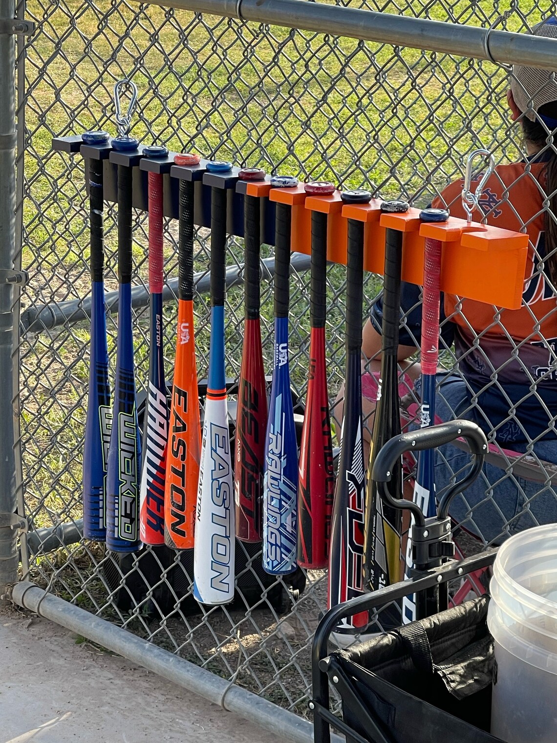 Baseball Bat Holder / Baseball Bat Rack / Gameday Bat Holder / Bat Rack ...