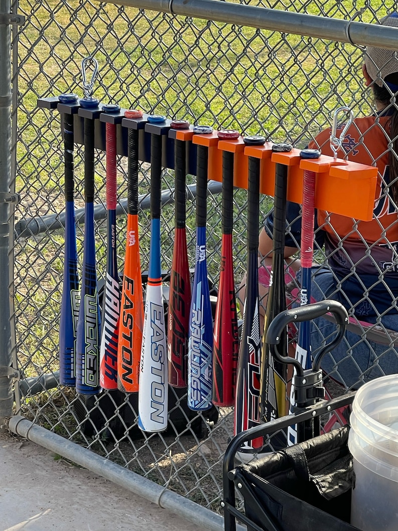 Baseball Bat Holder / Baseball Bat Rack / Gameday Bat Holder / Bat Rack ...
