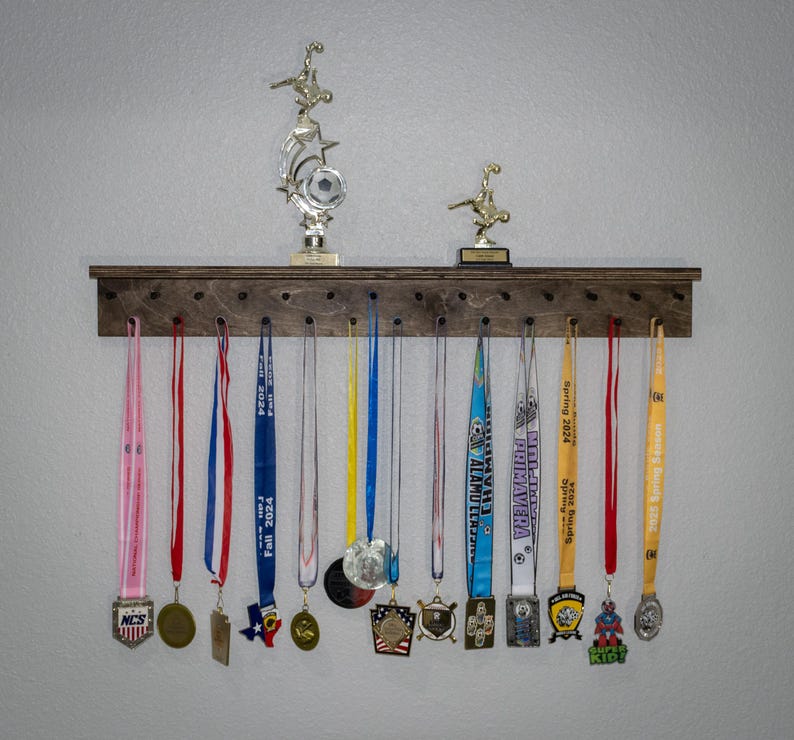 Medal Awards Trophy Shelf Rack / Medal Display Rack / Medal Holder ...