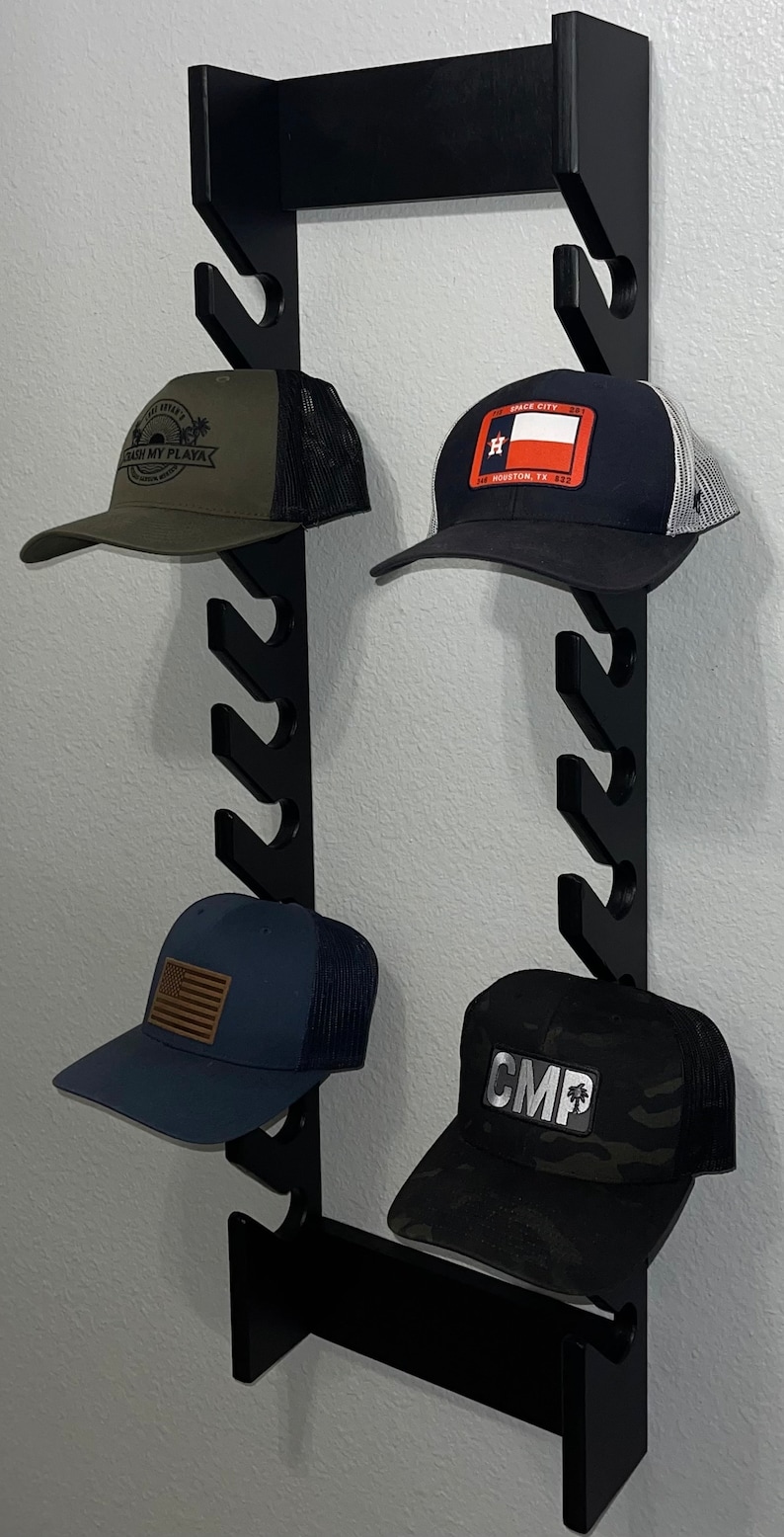 20 Cap Hat Rack / Hat Holder / Cap Rack / Baseball Cap Rack / Trucker ...