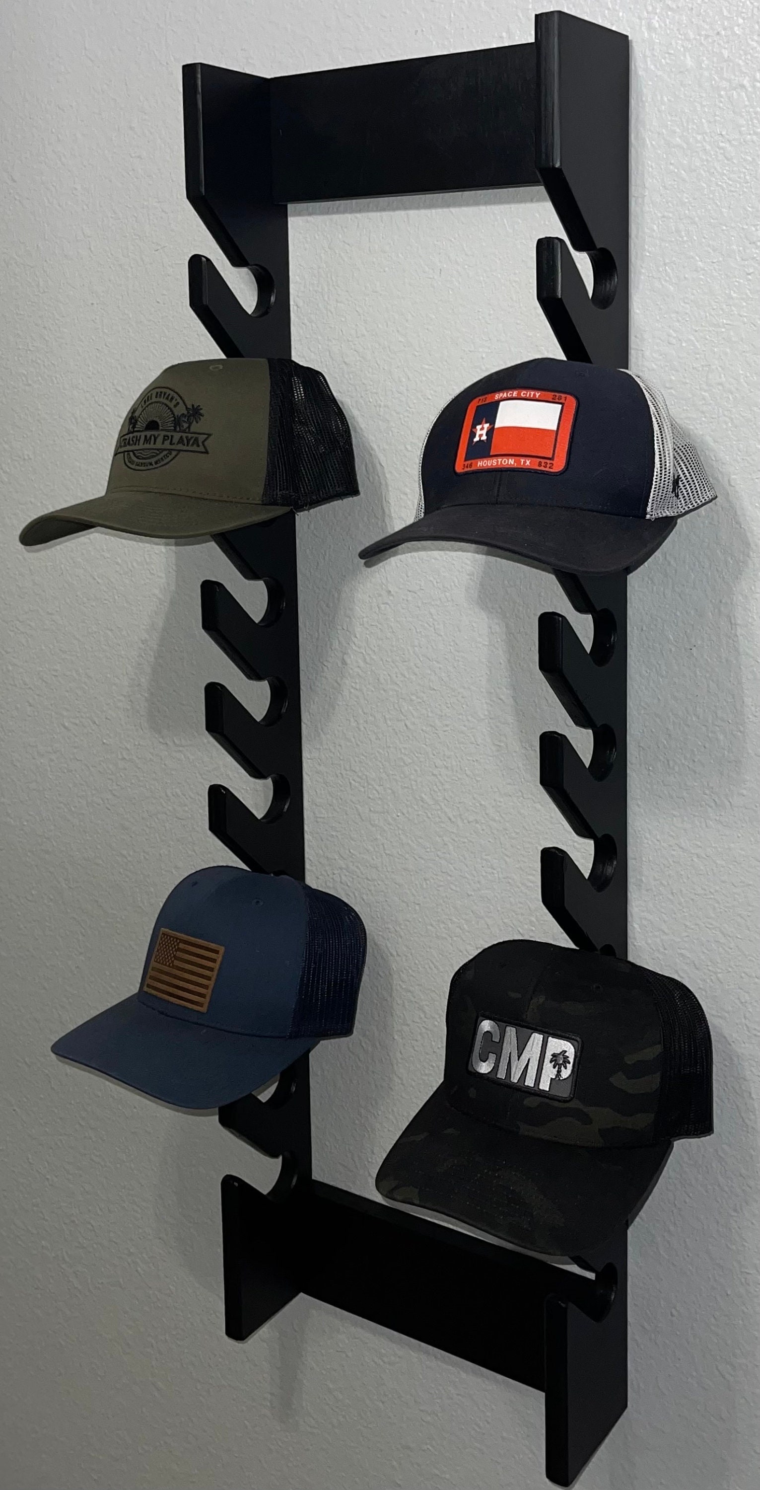 20 Cap Hat Rack / Hat Holder / Cap Rack / Baseball Cap Rack / Trucker ...