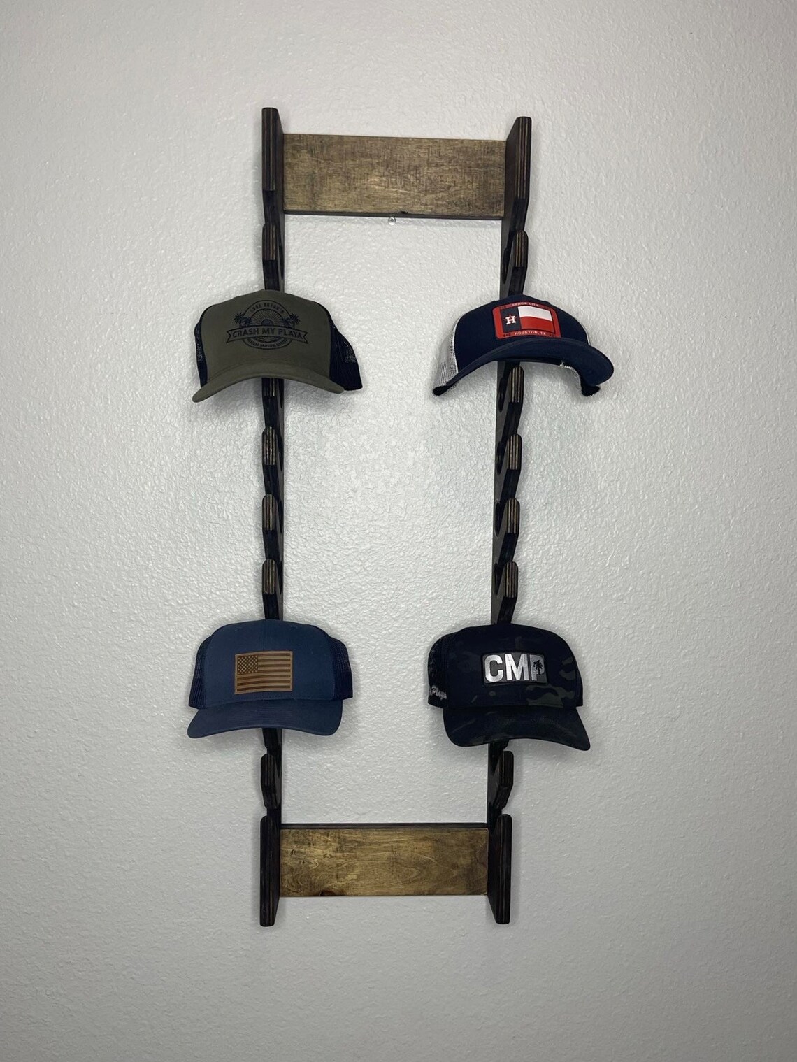 20 Cap Hat Rack / Hat Holder / Cap Rack / Baseball Cap Rack / Trucker ...