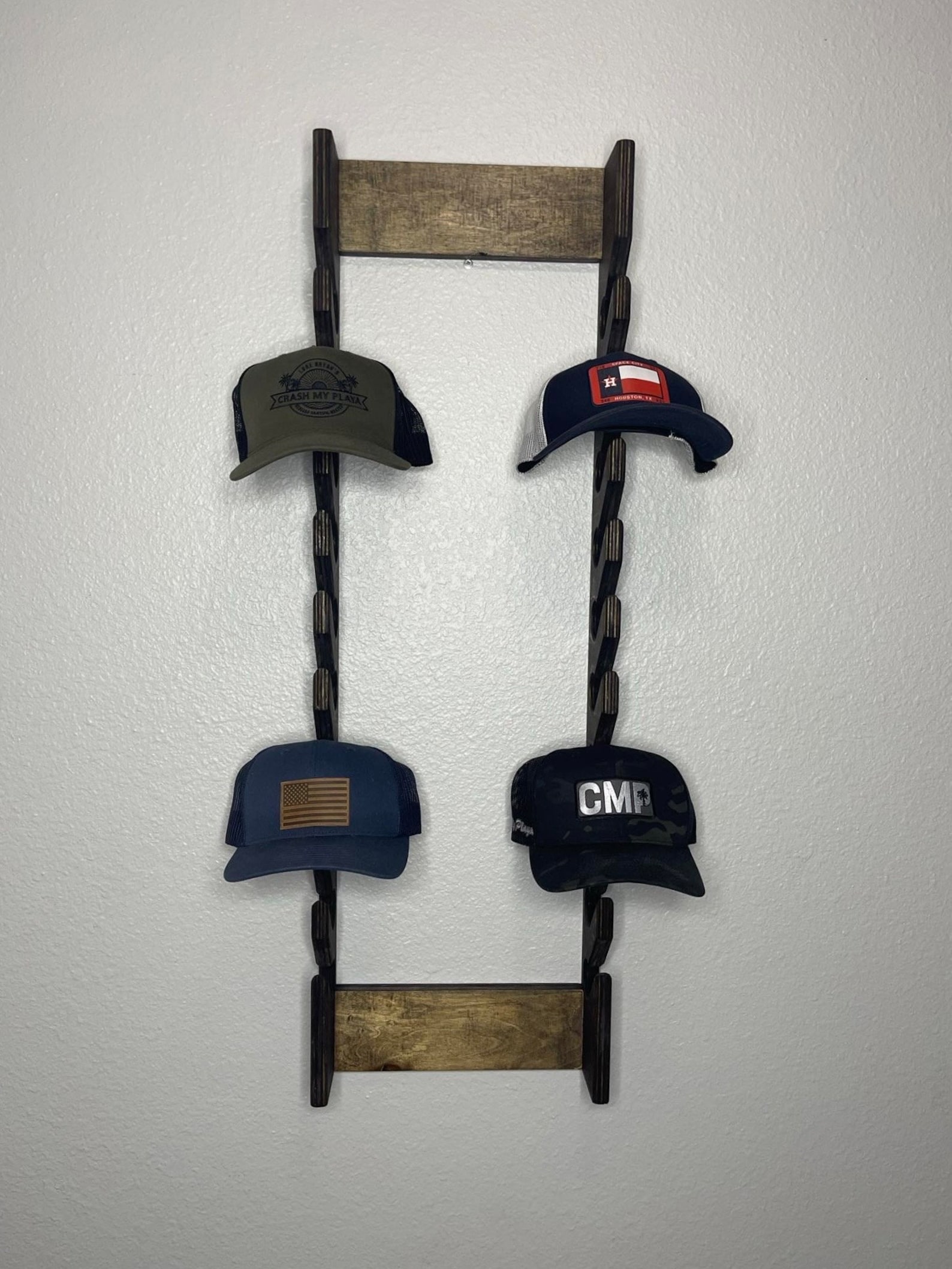 20 Cap Hat Rack / Hat Holder / Cap Rack / Baseball Cap Rack / Trucker ...
