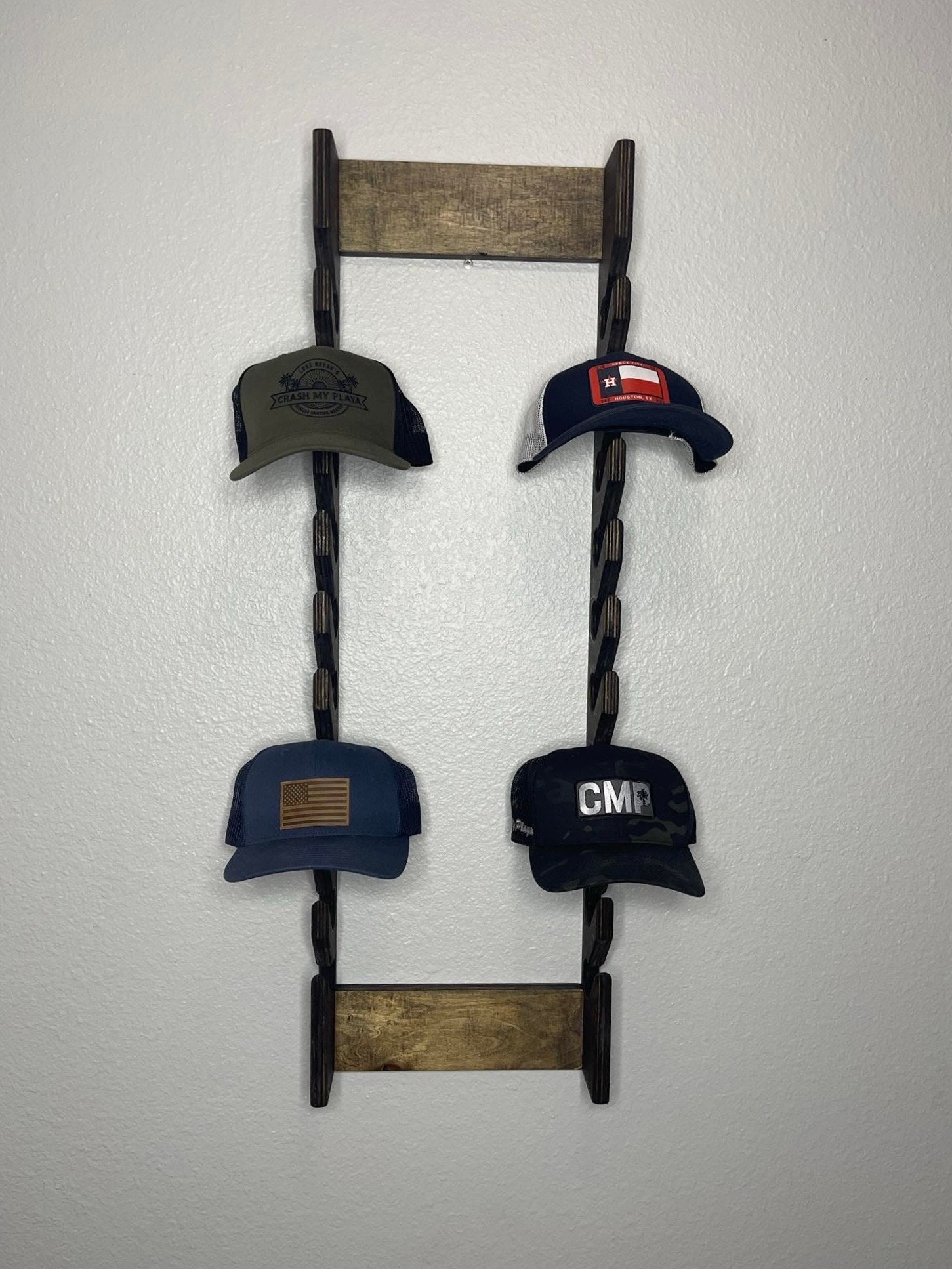 20 Cap Hat Rack / Hat Holder / Cap Rack / Baseball Cap Rack / Trucker ...