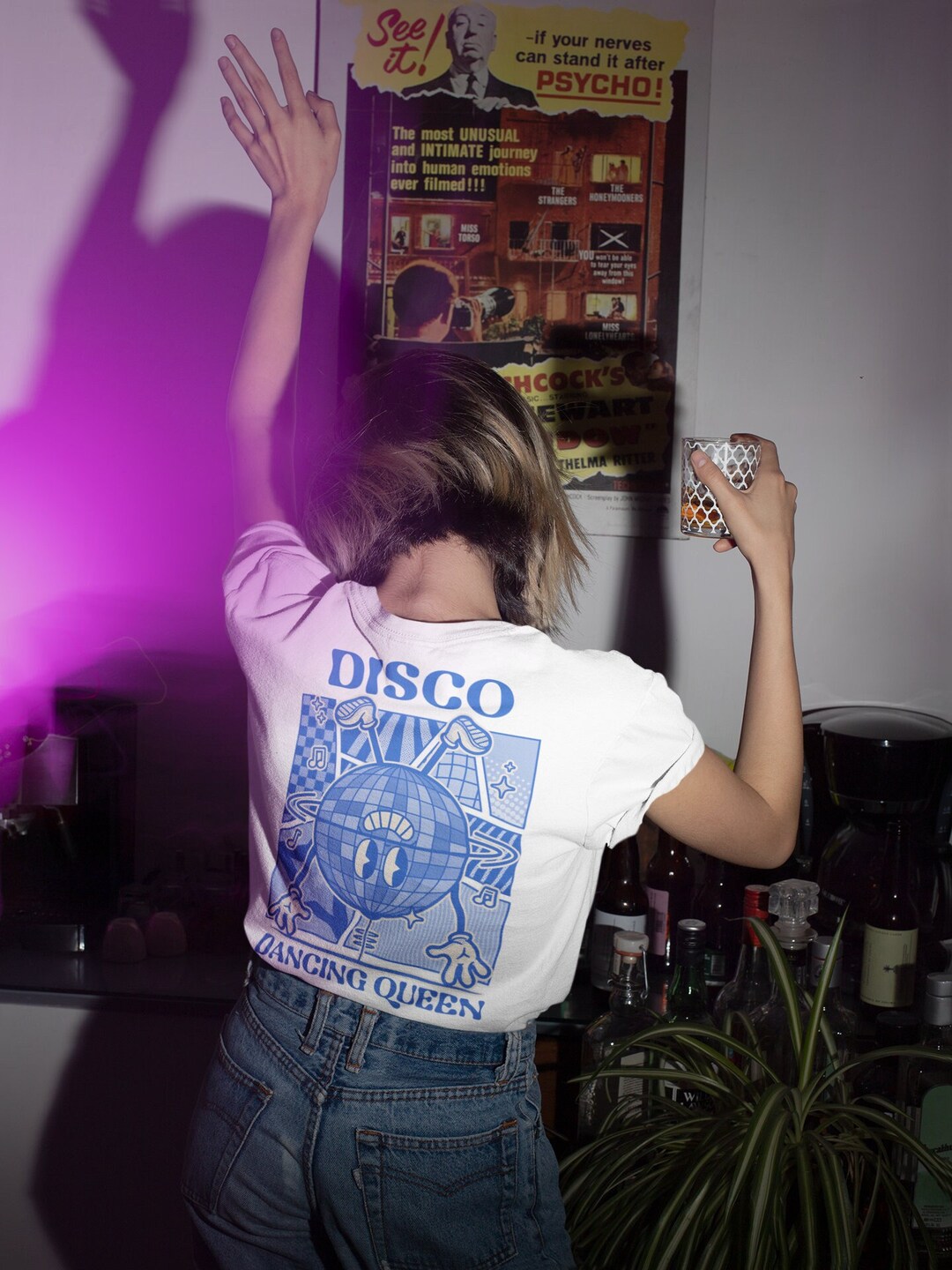 Disco Dancing Queen T Shirt, Retro Groovy Tshirt, Cute Vintage Disco ...