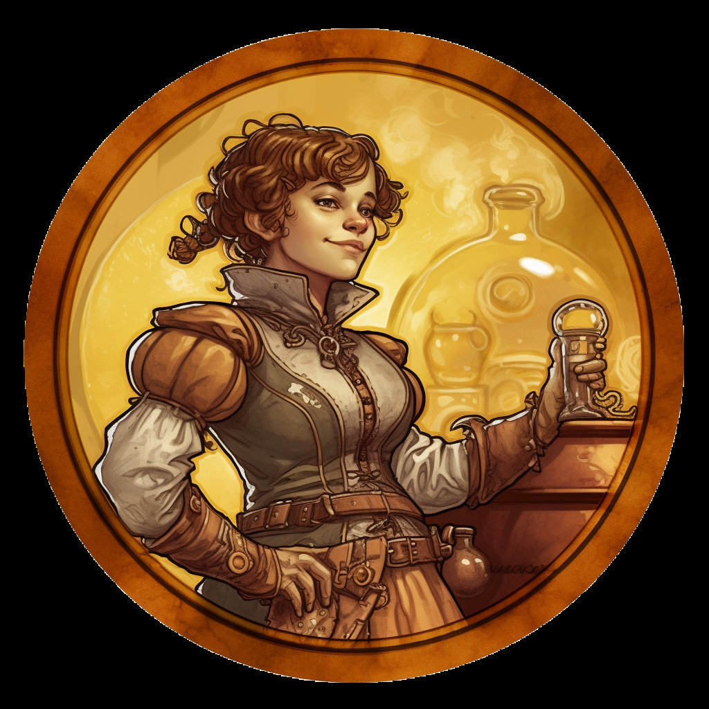 Fantasy Halfling Character Token Pngs 1 Dungeons and Dragons - Etsy