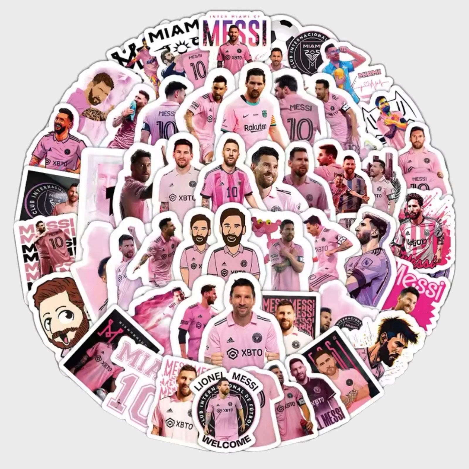 50 PCS Football Legend Lionel Messi Stickers Argentina FC Vinyl ...