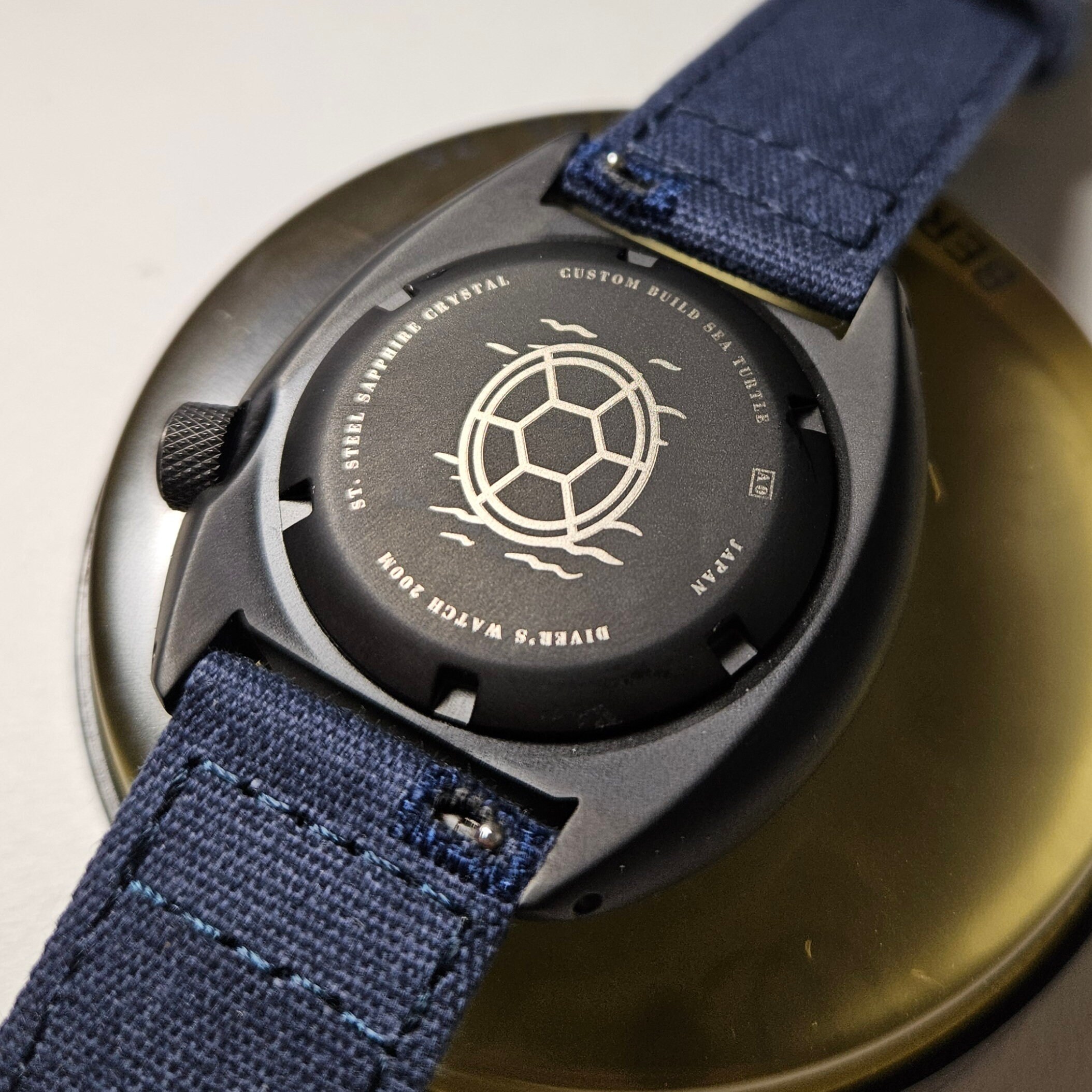 Custom Automatic Watch Mod Sea Turtle - Etsy