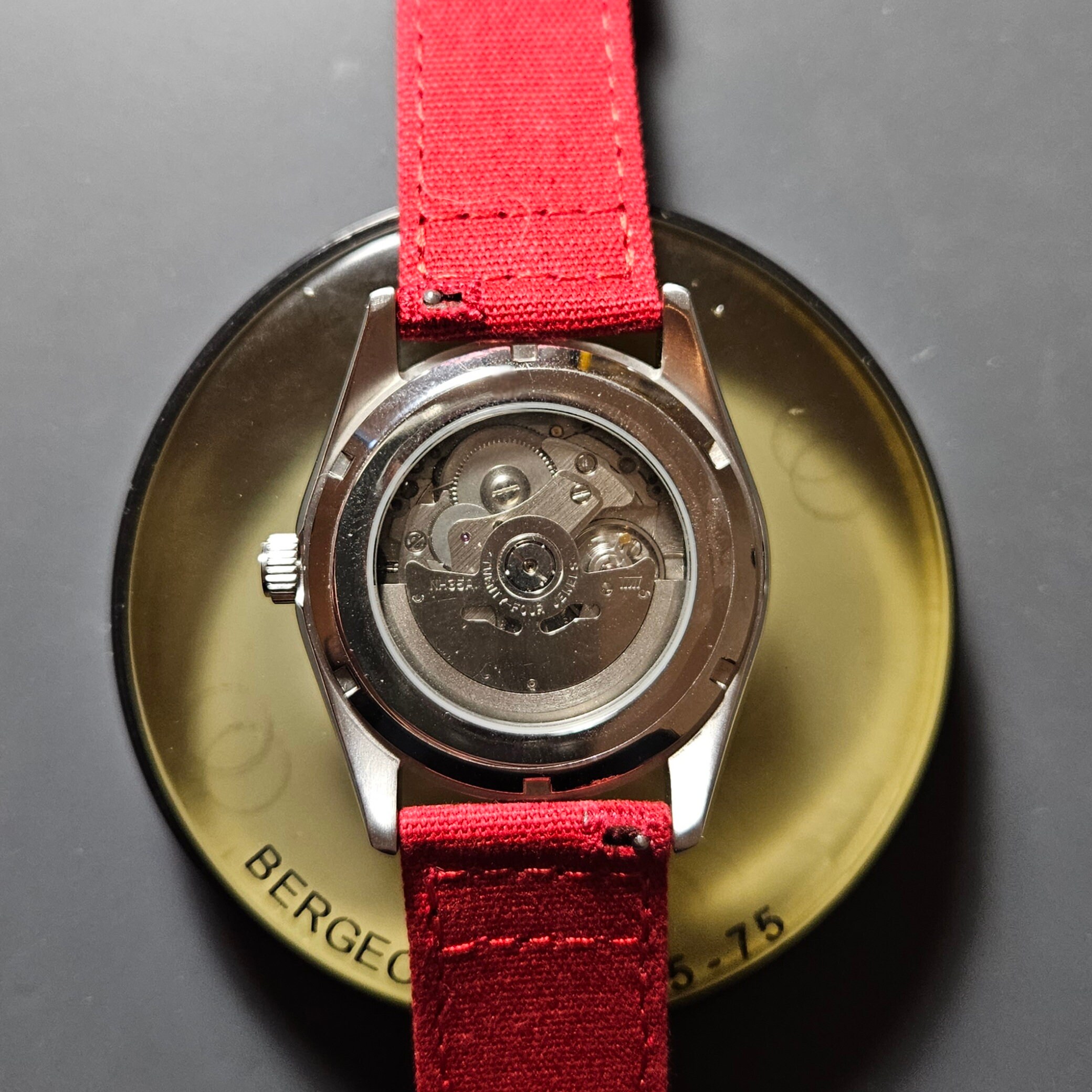 Custom Automatic Watch Mod Red Wave - Etsy