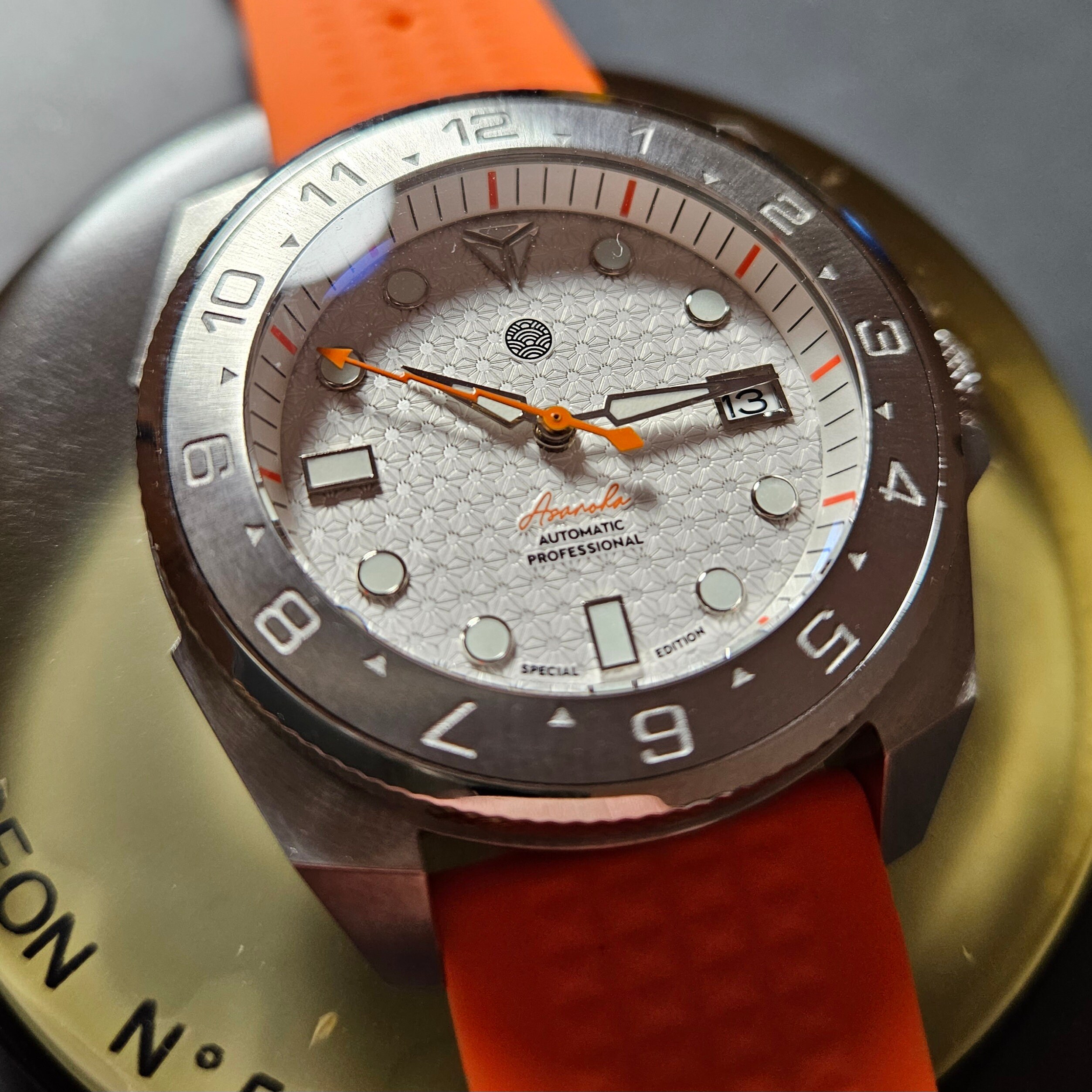 Custom Automatic Watch S-mod - Orange Ninja - Etsy