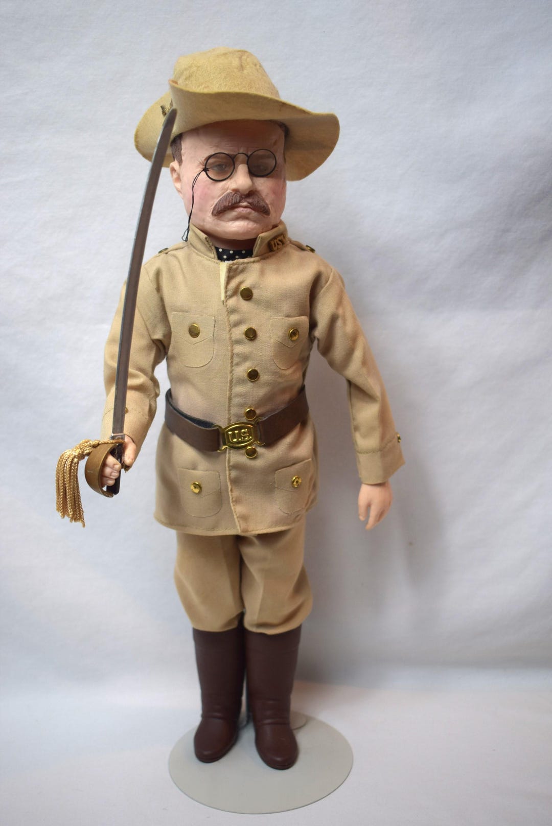 1984 Effanbee Theodore Roosevelt the Legend Rough Riders 16 Inch Doll ...
