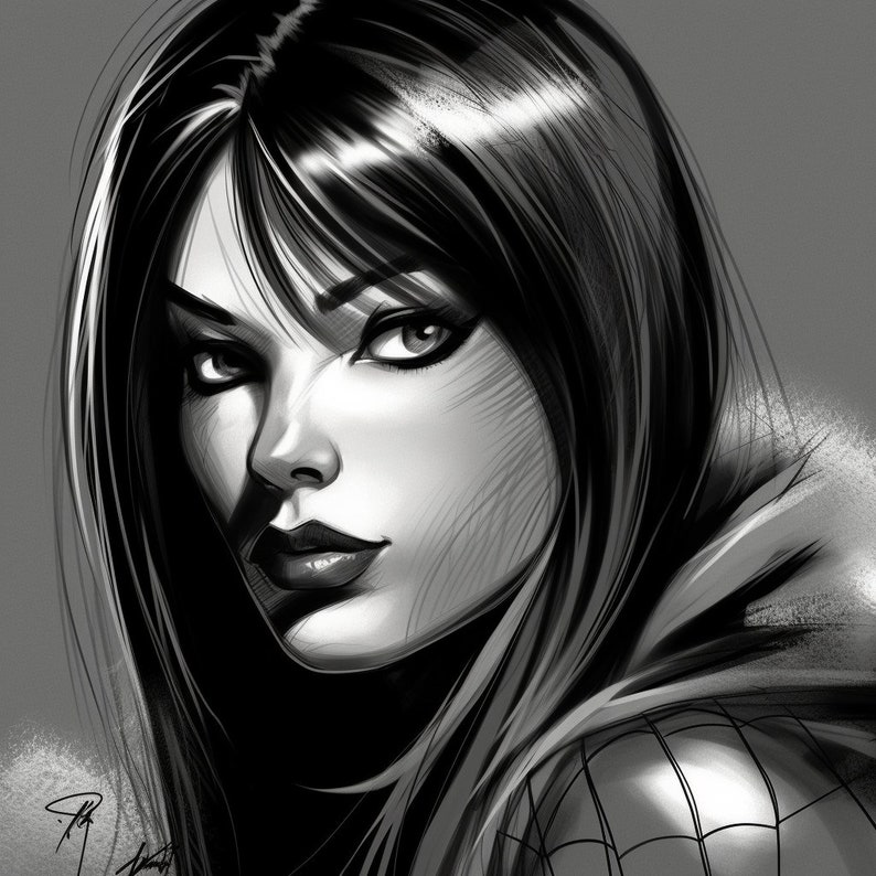 Comic Book Glamour Style Midjourney Prompt Template - Etsy