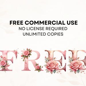 Alphabet Clipart - 37 PNG Pink Floral Letters Bundle, Baby Milestone ...