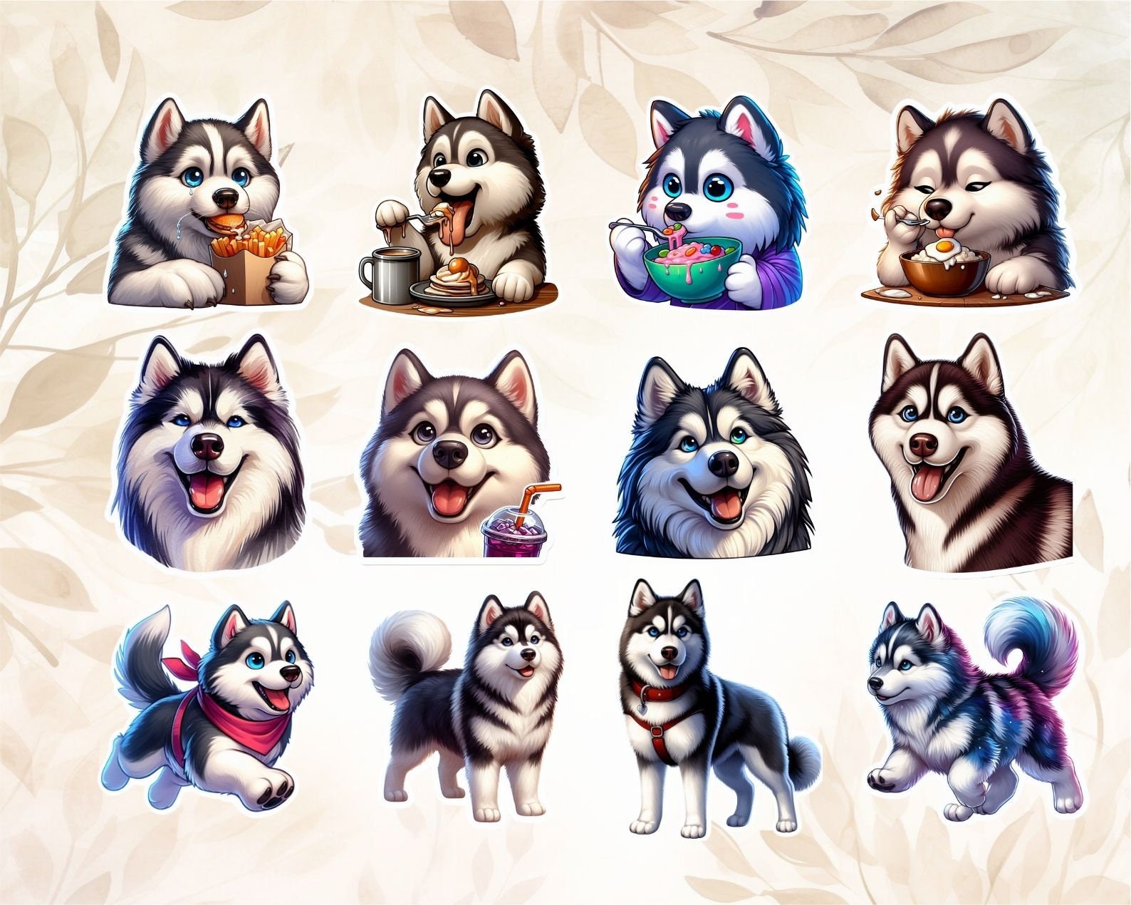 Husky Clipart | Puppy PNG Images, Siberian Husky Sticker, Dog PNG for ...