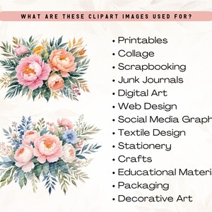 Set of 34 Watercolor Flower Designs | Floral Patterns, Flowers Digital ...