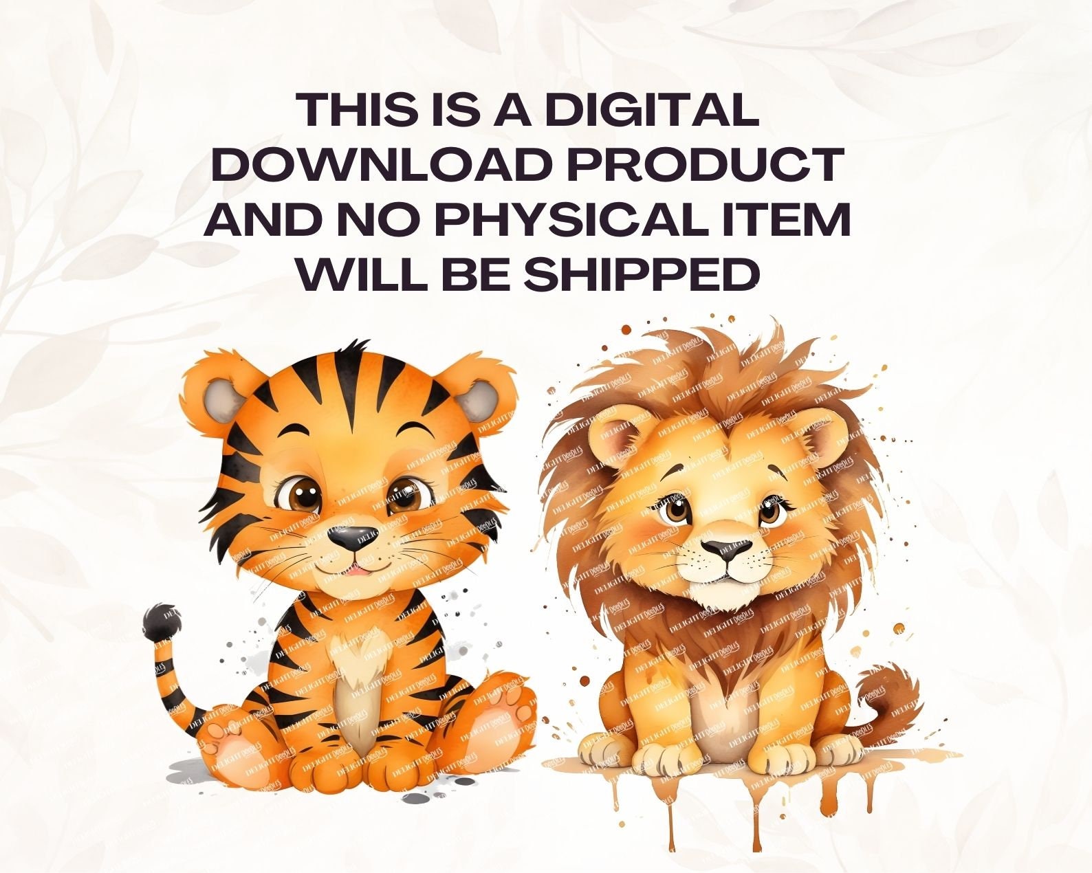 Jungle Adventure Clipart Bundle - Safari Animals Clip Art, Safari Baby ...