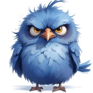 Colorful Bird Clipart Set: 13 Moody & Cute Watercolor Birds, High ...