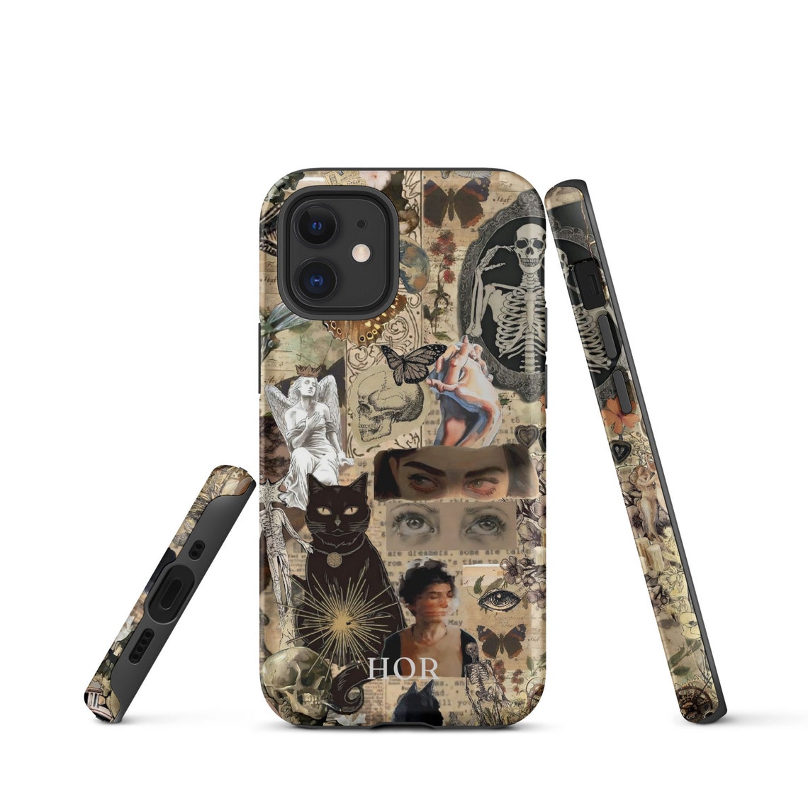 Vintage Collage iPhone Case, Collage Phone Case, iPhone 15 14 13 12 11 ...