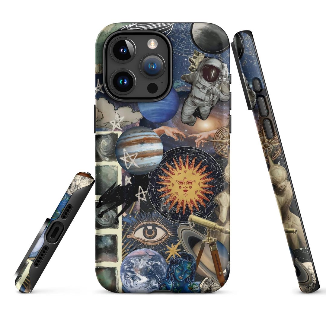 Astronomy iPhone Case, Celestial Moon and Stars Phone Case, Astrology ...