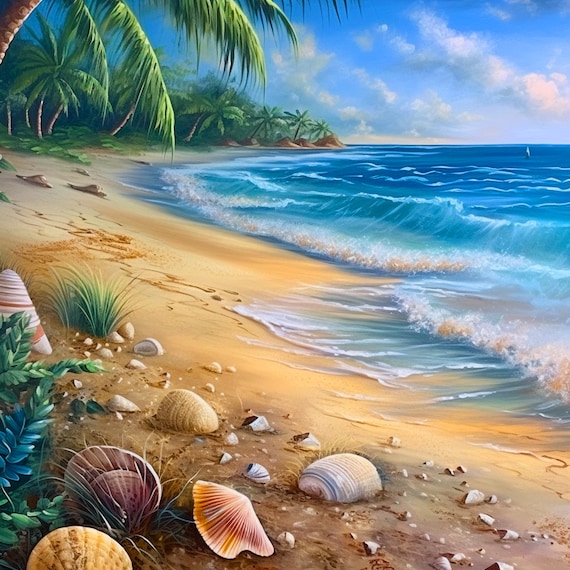 Pretty Beach Scenes For Background